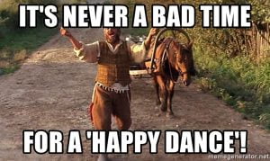 40 Happy Dance Memes to Put a Smile on Your Face - SayingImages.com