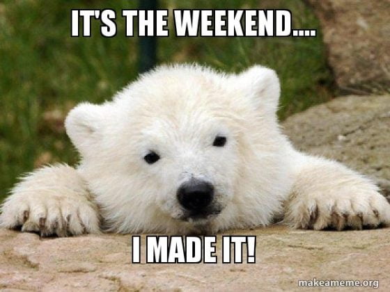 20 Celebratory It's The Weekend Memes - SayingImages.com