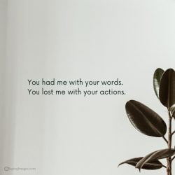 25 Hard-Hitting You Lost Me Quotes - SayingImages.com