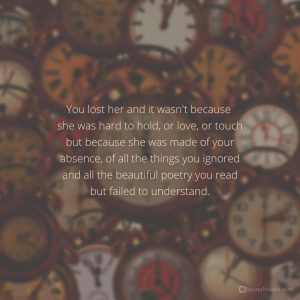 25 Hard-Hitting You Lost Me Quotes - SayingImages.com