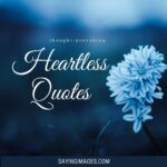 85 Thought-Provoking Quotes About The Heartless - SayingImages.com