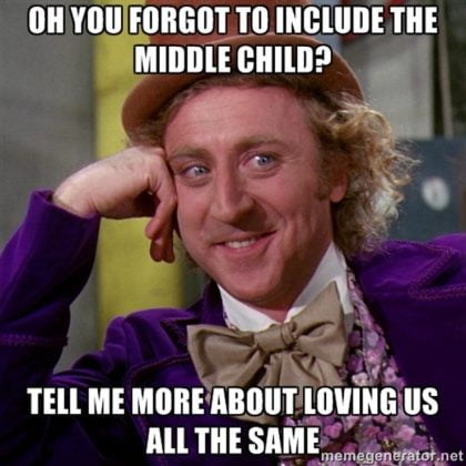 15 Hilarious Middle Child Memes That Feel So Familiar - SayingImages.com