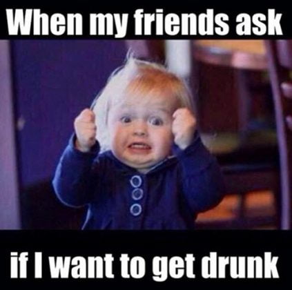 45 Really Funny Memes About Getting Drunk - SayingImages.com
