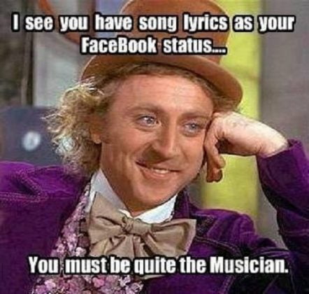 20 Really Hilarious Song Lyrics Memes to Make You Happy - SayingImages.com