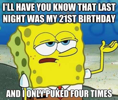 20 Funniest Happy 21st Birthday Memes - SayingImages.com