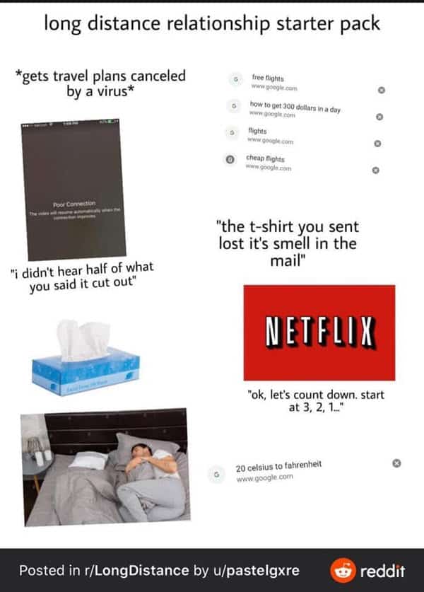 25 Encouraging Funny Long Distance Relationship Memes SayingImages