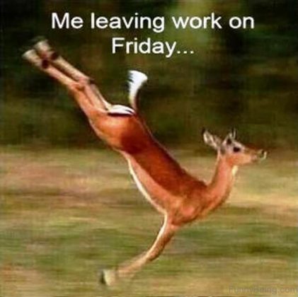 20 Leaving Work On Friday Memes That Are Totally True - SayingImages.com