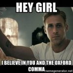 20 Witty Oxford Comma Memes That Highlight The Importance of ...