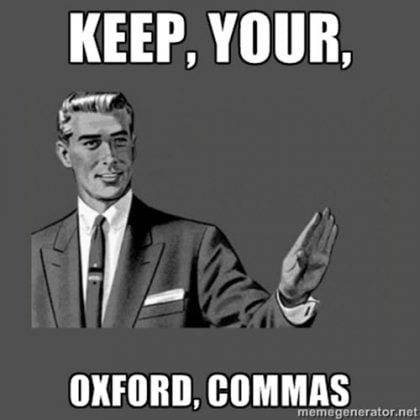20 Witty Oxford Comma Memes That Highlight The Importance of ...