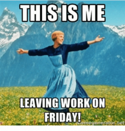 20 Leaving Work On Friday Memes That Are Totally True - SayingImages.com