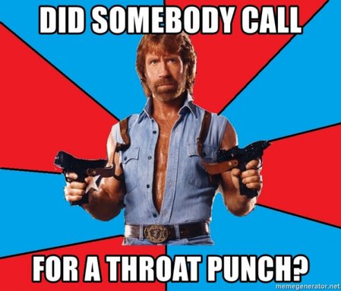 30 Throat Punch Memes That'll Hit Your Haters Hard - SayingImages.com